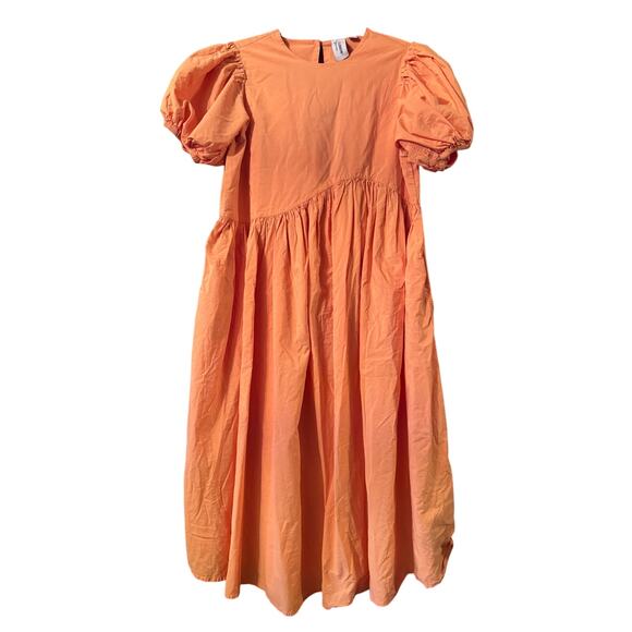 Collusion | Dresses | Asos Collusion Midi Full Asymetrical Bodice Puff ...